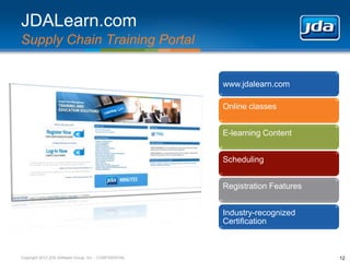 Introduction to JDA Software Education Services | PPTX