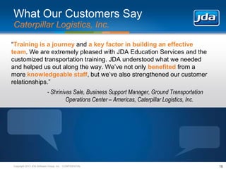 Introduction to JDA Software Education Services | PPTX