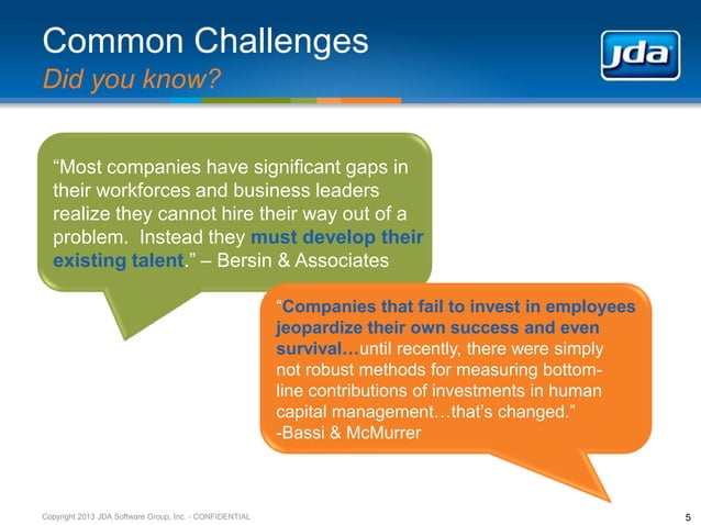 Introduction to JDA Software Education Services | PPTX