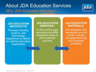 Introduction to JDA Software Education Services | PPTX