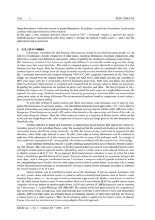 Video Shot Boundary Detection Using The Scale Invariant Feature Transform and RGB Color Channels ...