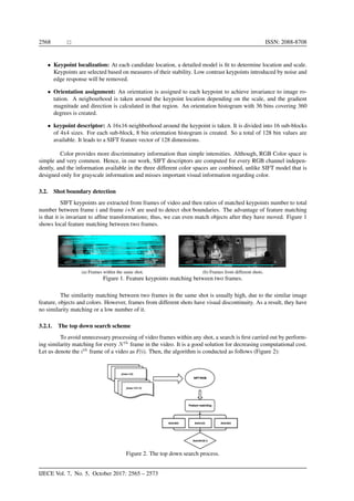 Video Shot Boundary Detection Using The Scale Invariant Feature Transform and RGB Color Channels ...