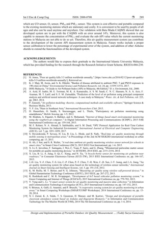 Design and Implementation of Portable Outdoor Air Quality Measurement ...