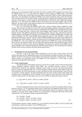 Modeling and analysis of field-oriented control based permanent magnet synchronous motor drive ...