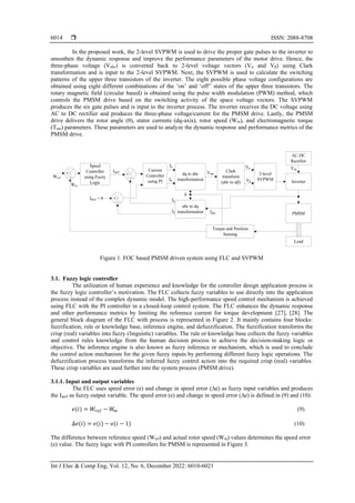 Modeling and analysis of field-oriented control based permanent magnet synchronous motor drive ...