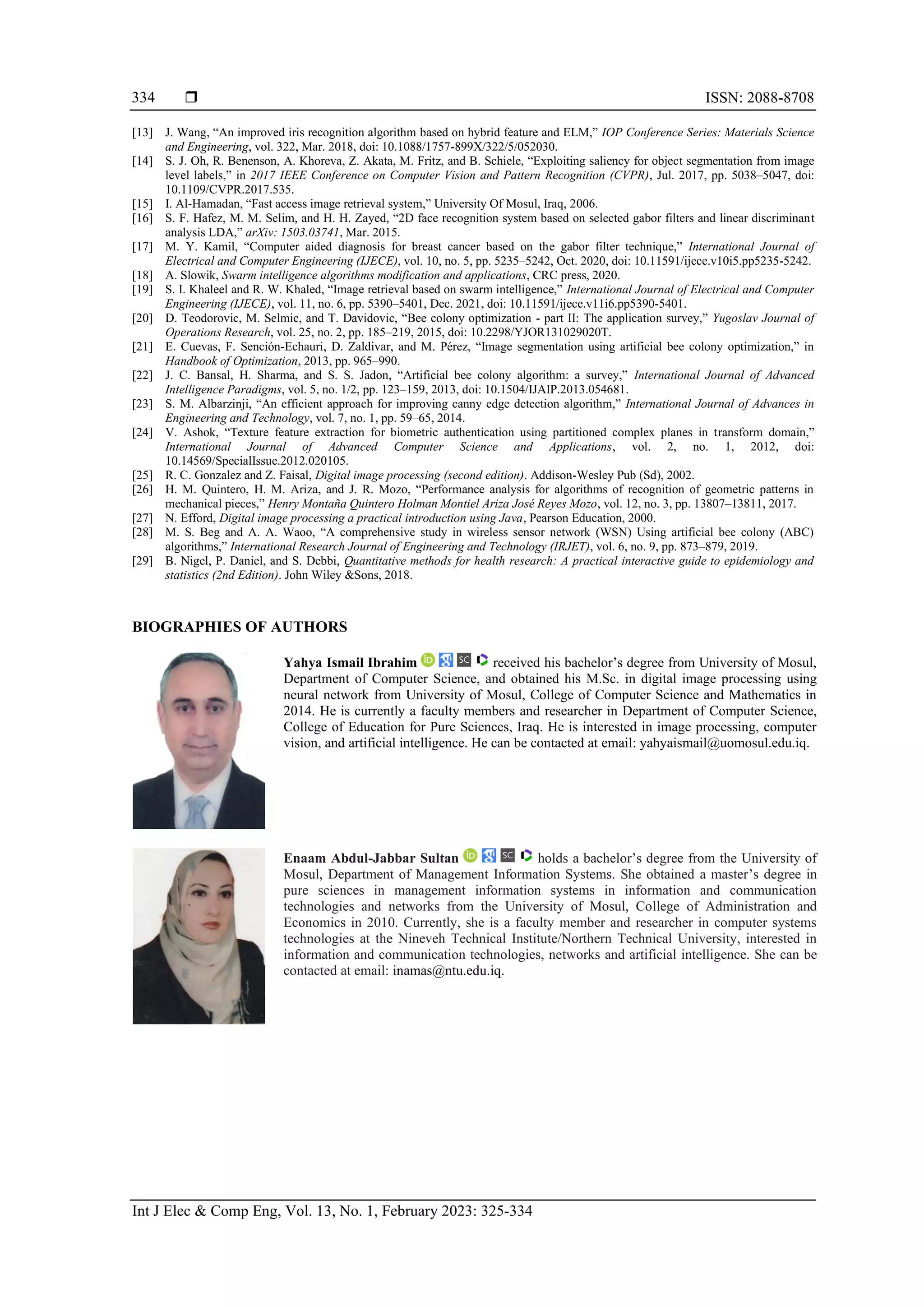 Iris recognition based on 2D Gabor filter | PDF