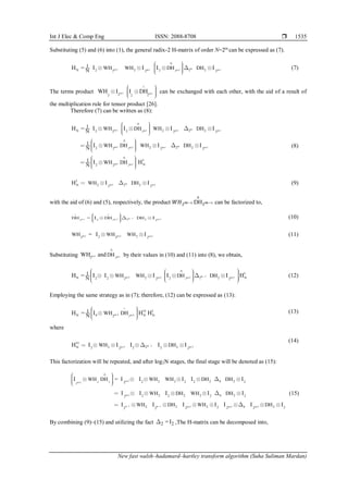 New fast Walsh–Hadamard–Hartley transform algorithm | PDF | Physics | Science