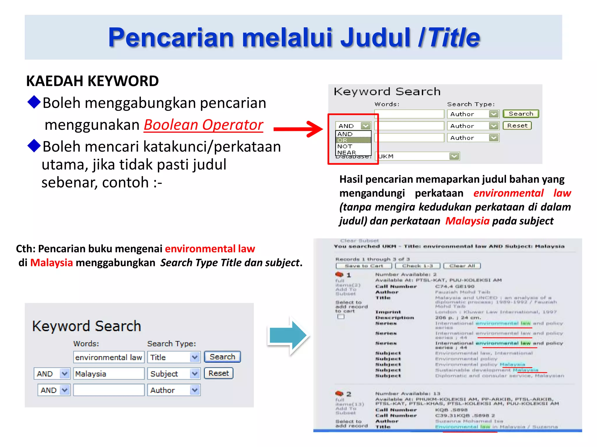 Bentuk Carian Katalog GEMILANG | PPTX