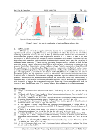 Projection pursuit Random Forest using discriminant feature analysis model for churners ...