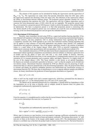 Projection pursuit Random Forest using discriminant feature analysis model for churners ...