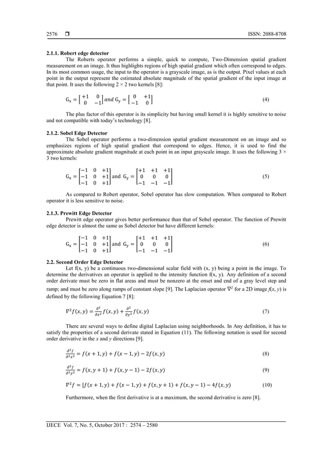 Comparative Analysis Of Common Edge Detection Algorithms Using Pre Processing Technique Pdf