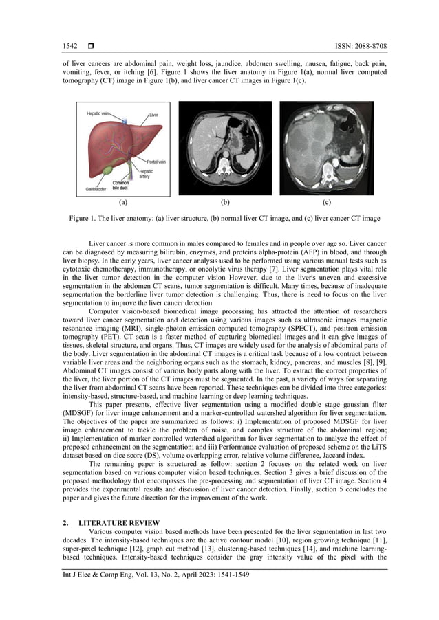 Liver Segmentation Using Marker Controlled Watershed Transform Pdf