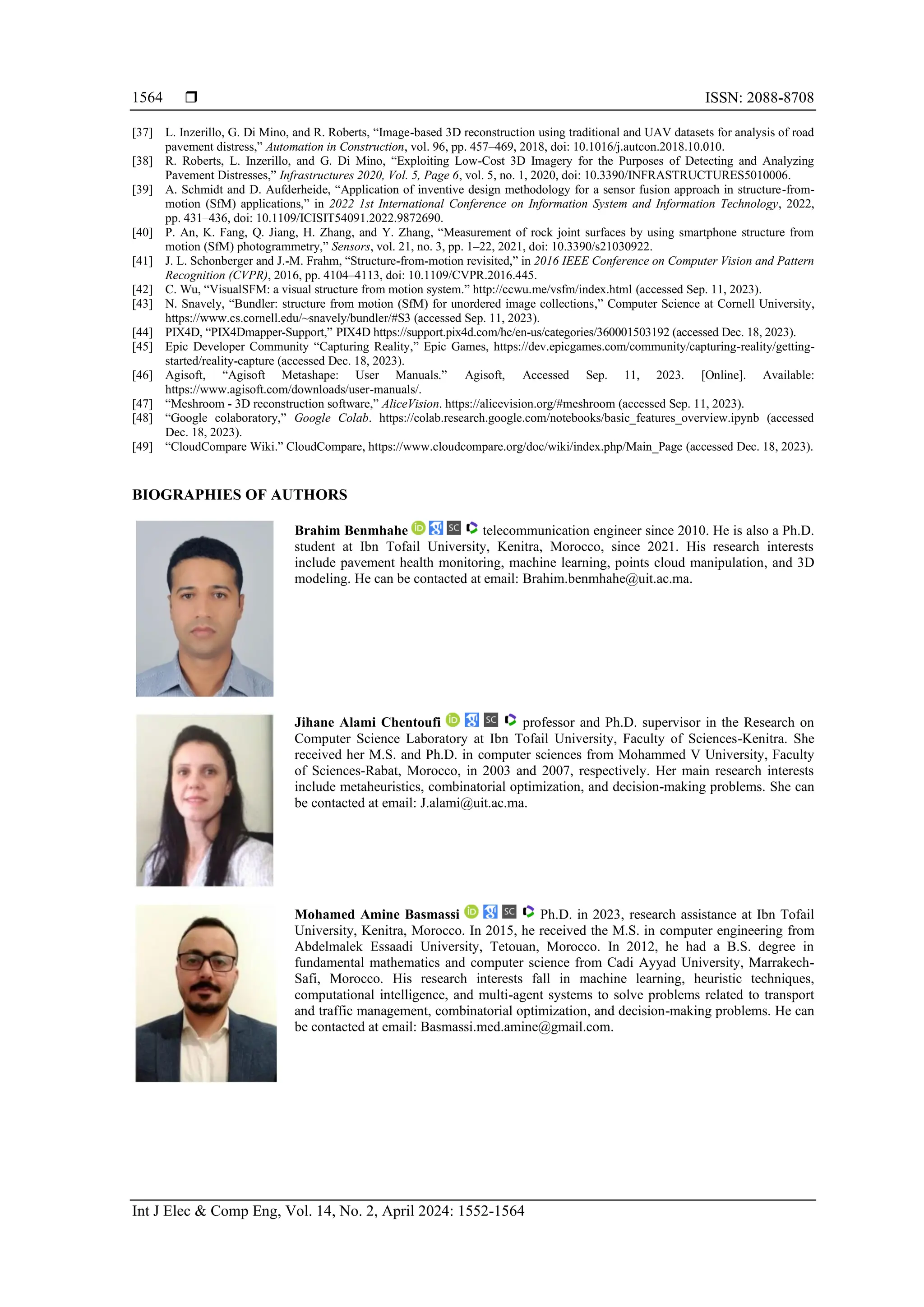 A 3D reconstruction-based method using unmanned aerial vehicles for the ...