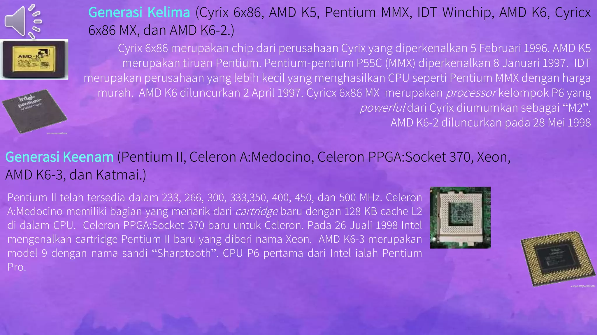 PPT PERKEMBANGAN PROCESSOR | PPTX