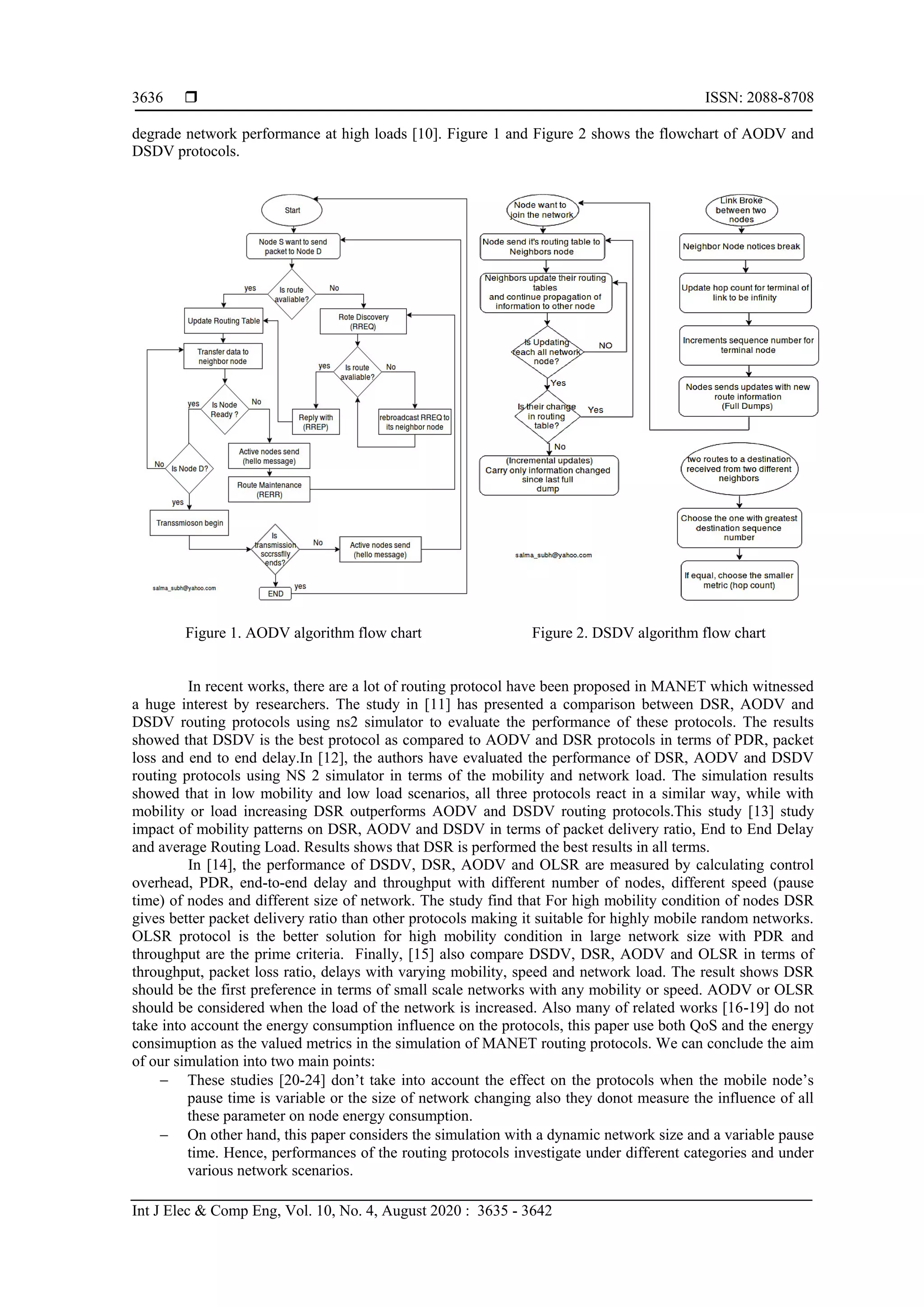 Performance evaluation of MANET routing protocols based on QoS and energy parameters | PDF