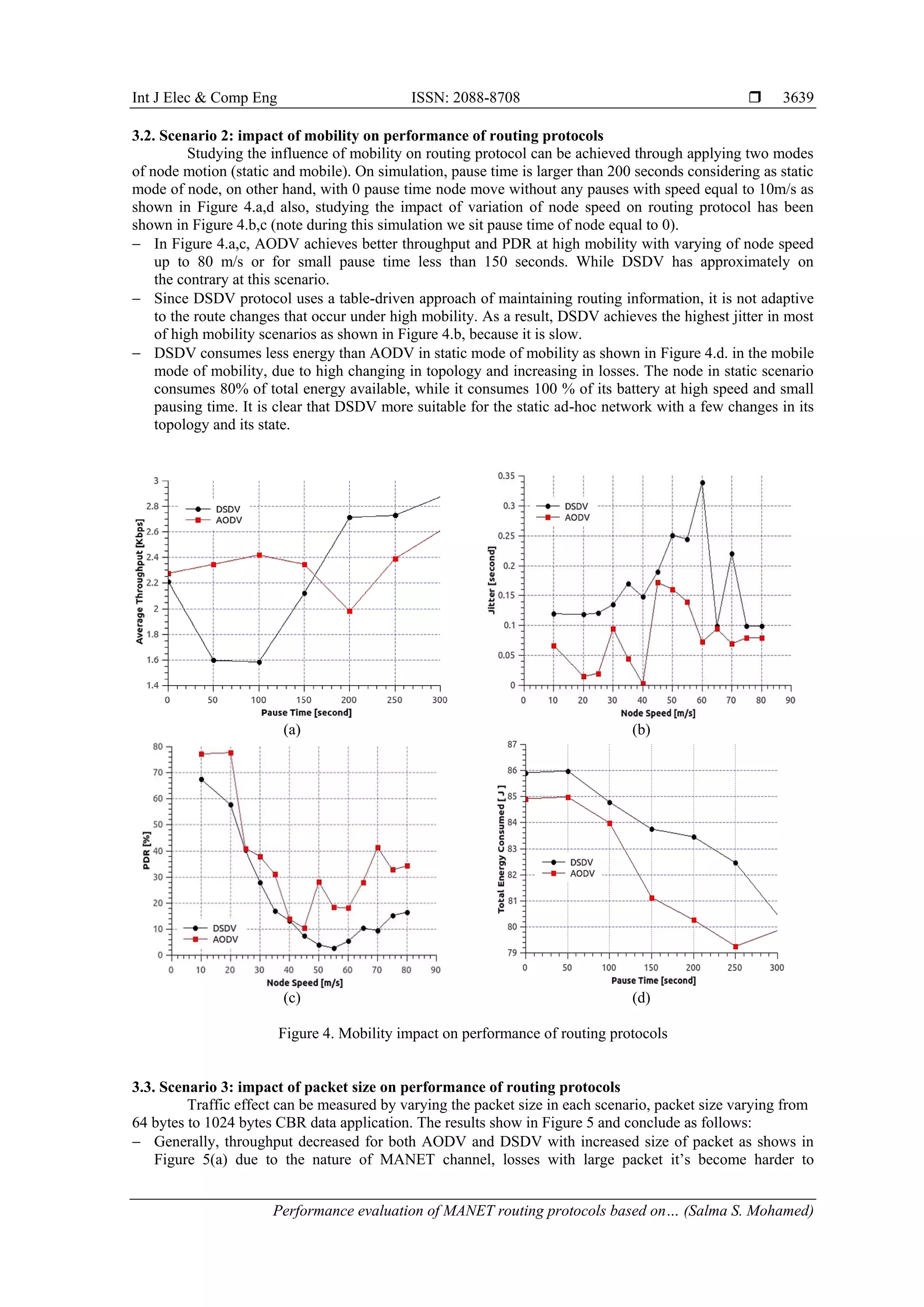 Performance evaluation of MANET routing protocols based on QoS and energy parameters | PDF