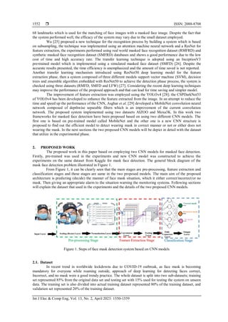 Deep learning based masked face recognition in the era of the COVID-19 pandemic | PDF