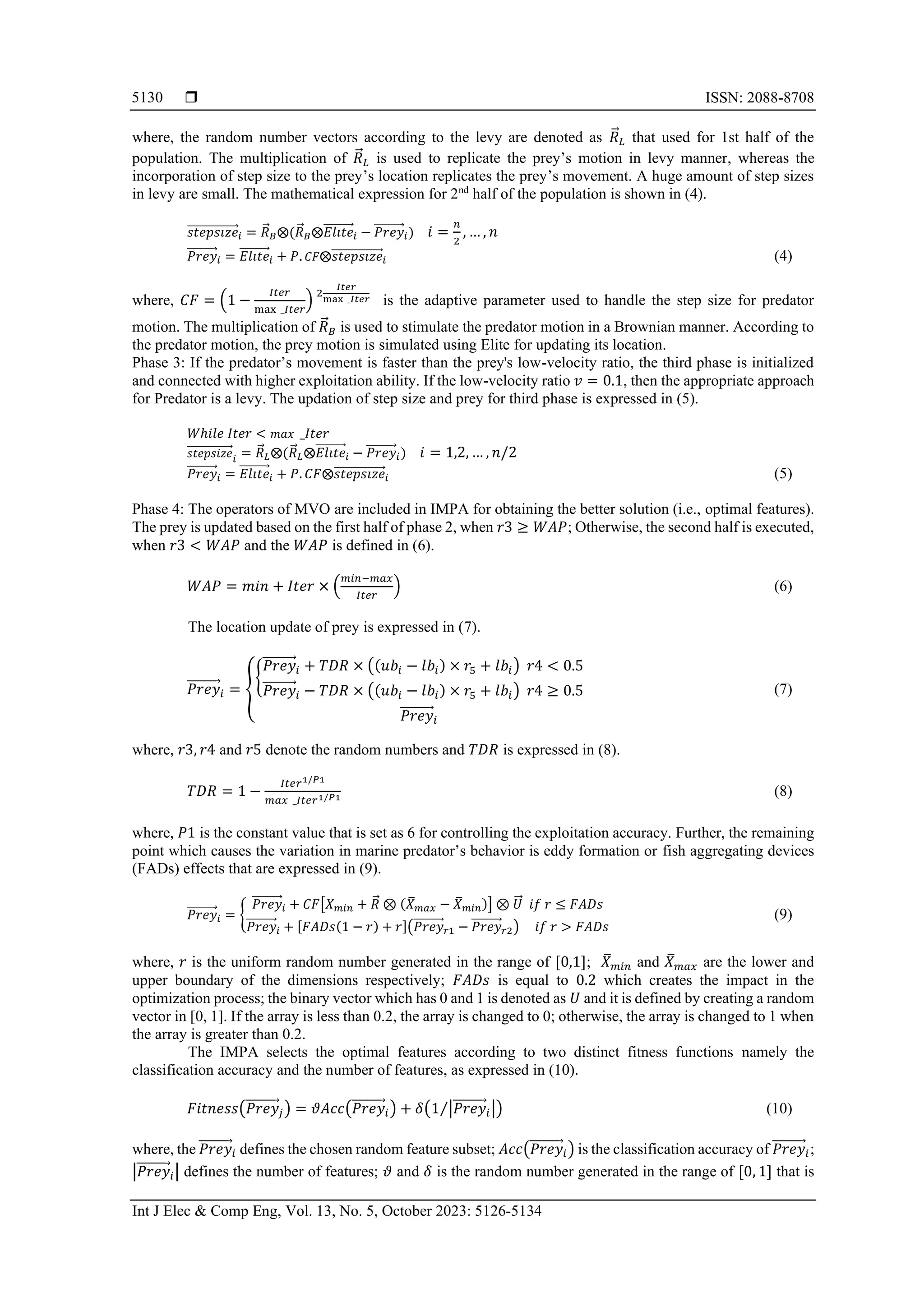 An effective feature selection using improved marine predators algorithm for Alzheimer’s disease ...