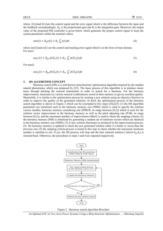 An Optimal LFC in Two-Area Power Systems Using a Meta-heuristic Optimization Algorithm | PDF