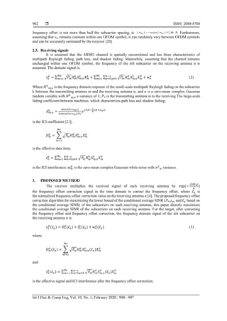 Minimize MIMO OFDM interference and noise ratio using polynomial-time algorithm | PDF