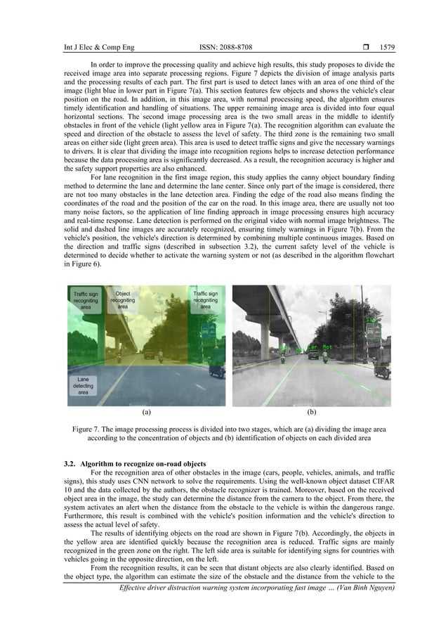 Effective driver distraction warning system incorporating fast image recognition methods | PDF ...