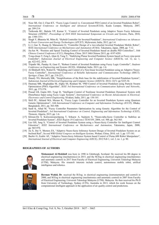 Adaptive Neuro-Fuzzy Control Approach for a Single Inverted Pendulum ...