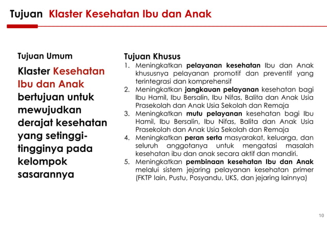 Pedoman Puskesmas Klaster 2 untuk pelayanan ibu dan anak | PDF
