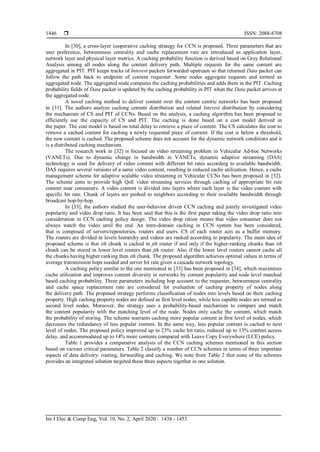 Study and analysis of mobility, security, and caching issues in CCN | PDF | Computer Networking ...