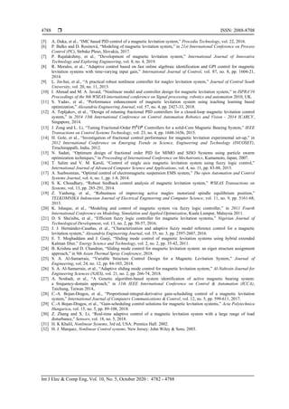 Design of an adaptive state feedback controller for a magnetic levitation system | PDF | Radio ...