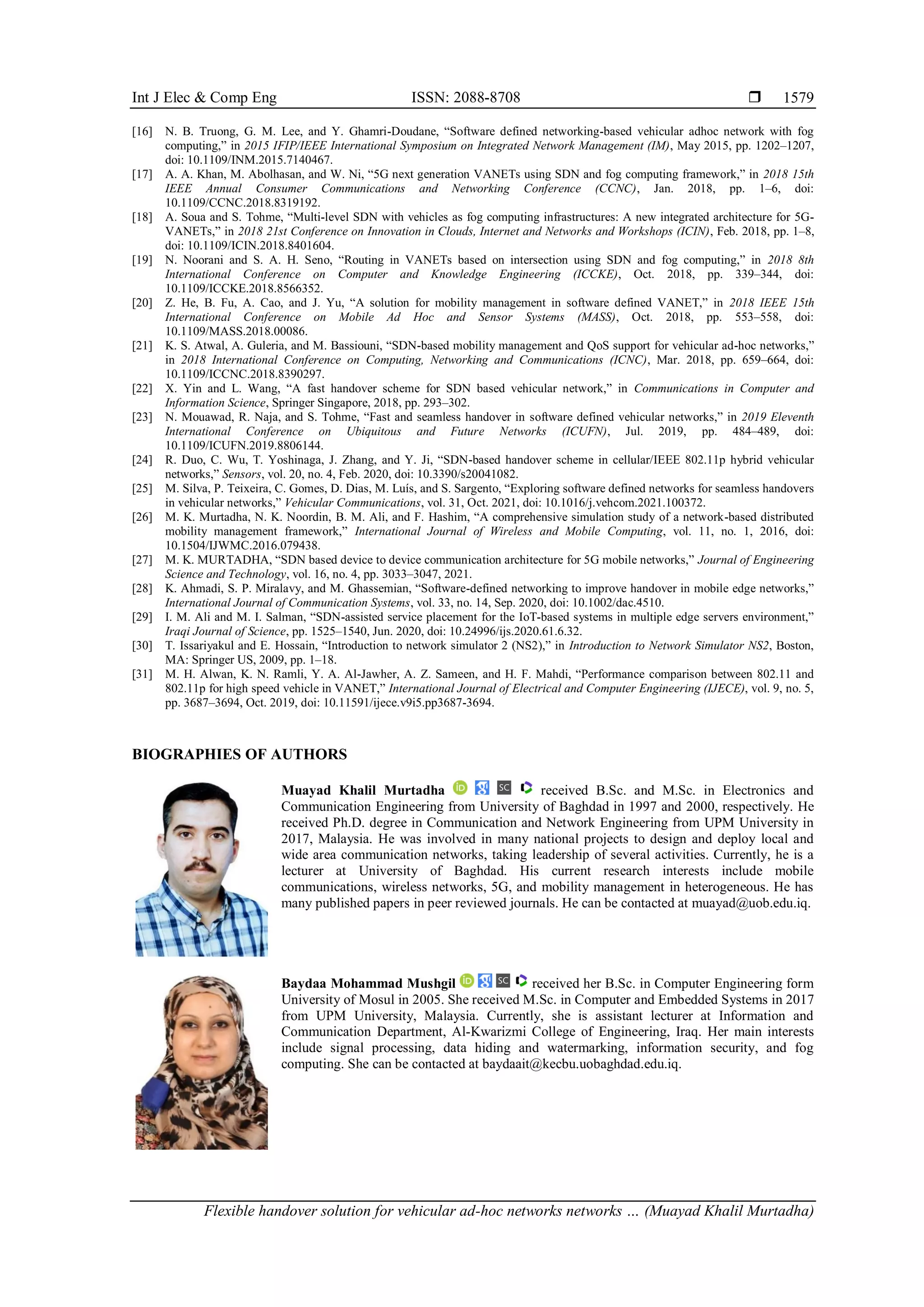 Flexible Handover Solution For Vehicular Ad Hoc Networks Based On