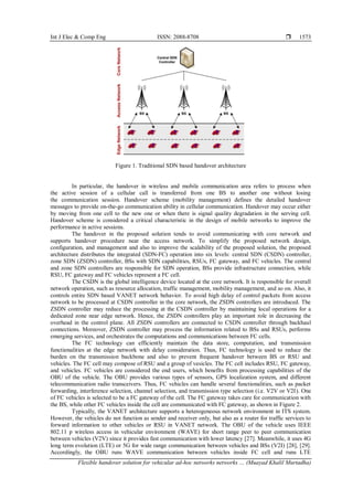 Flexible handover solution for vehicular ad-hoc networks based on software defined networking ...