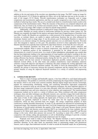 Image compression and reconstruction using improved Stockwell transform ...