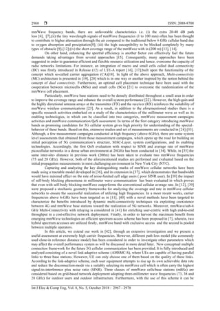 Adaptive Multi-state Millimeter Wave Cell Selection Scheme for 5G communications | PDF