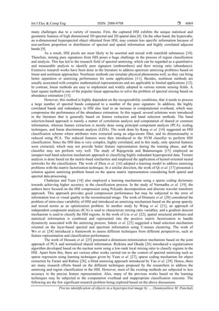 Precise identification of objects in a hyperspectral image by characterizing the distribution of ...