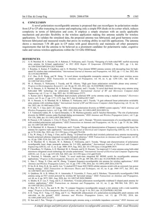 A simple design and fabrication of polarization reconfigurable antenna ...