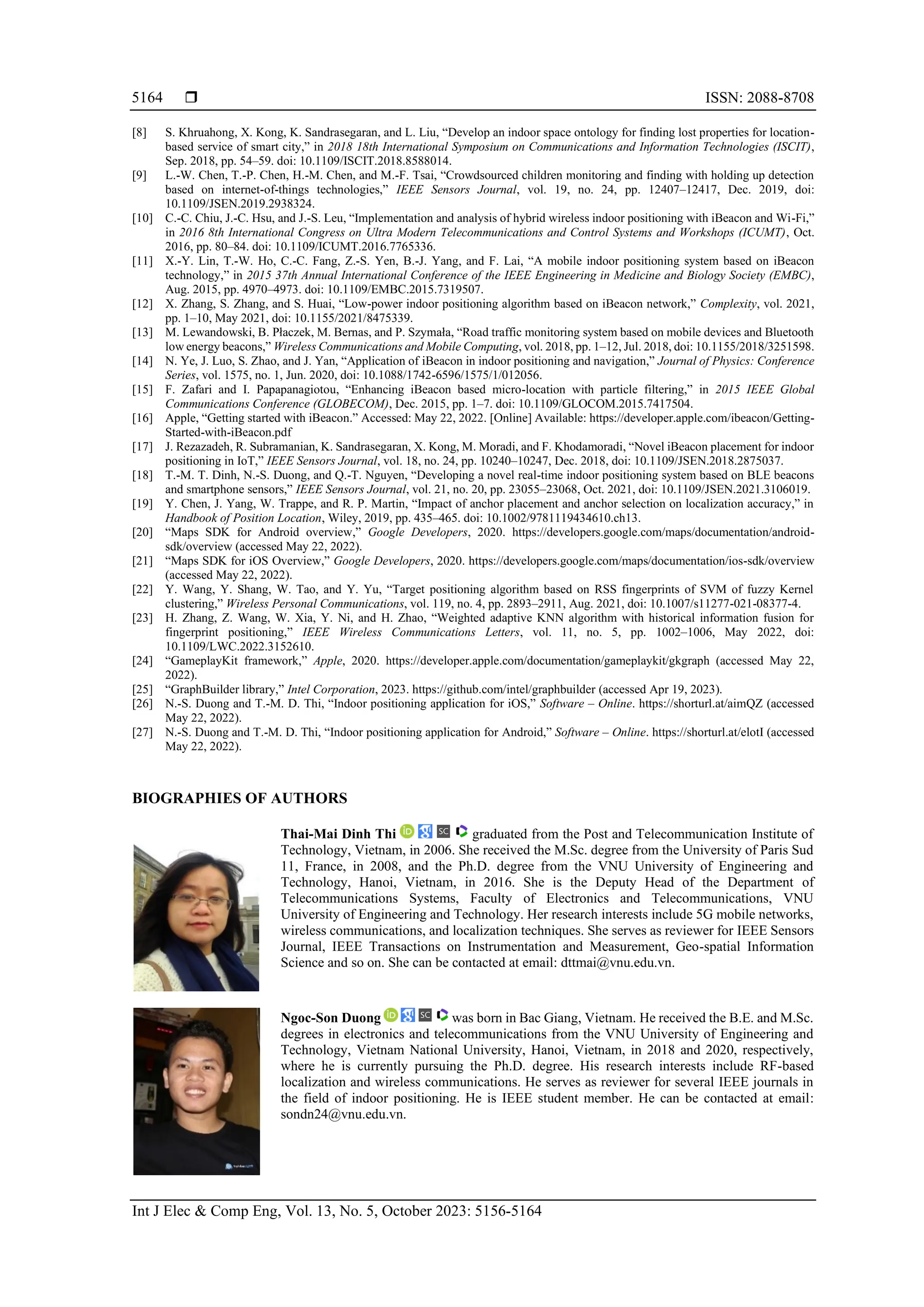 iBeacon-based indoor positioning system: from theory to practical ...