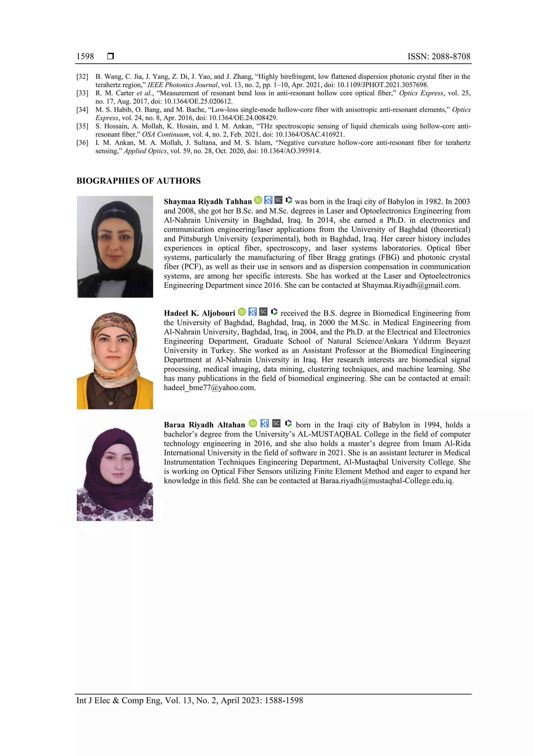 Anti-resonant based nested terahertz fiber design for illicit drugs detection | PDF