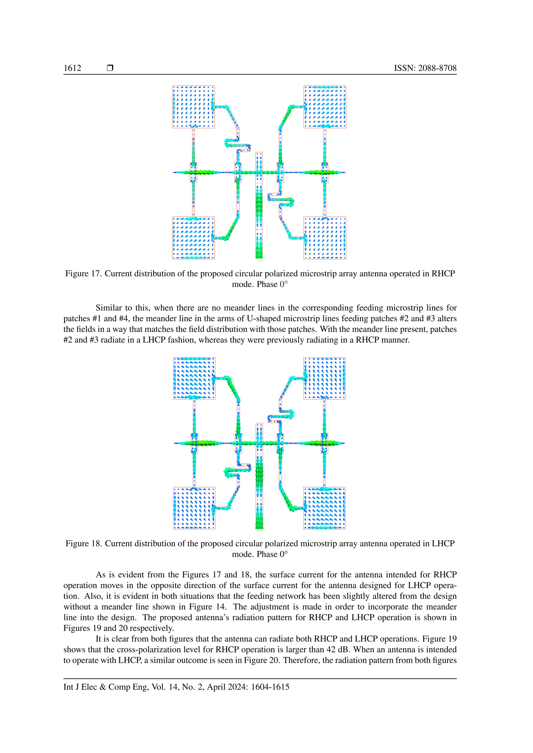 A simple feed orthogonal excitation X-band dual circular polarized microstrip patch array ...