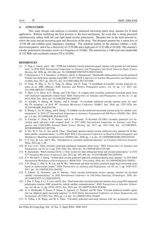 A simple feed orthogonal excitation X-band dual circular polarized microstrip patch array ...