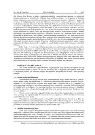 A simple feed orthogonal excitation X-band dual circular polarized microstrip patch array ...