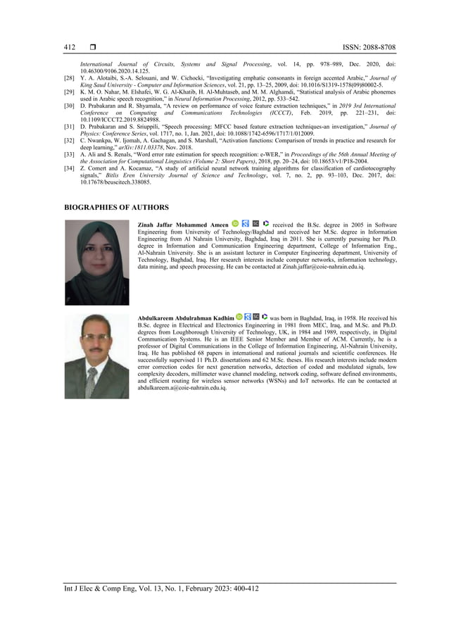 Machine learning for Arabic phonemes recognition using electrolarynx speech | PDF