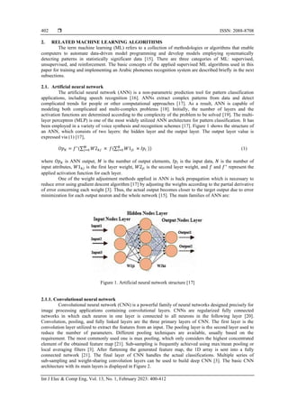 Machine learning for Arabic phonemes recognition using electrolarynx speech | PDF