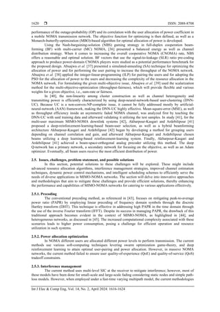 A taxonomy on power optimization techniques for fifthgeneration heterogenous non-orthogonal ...