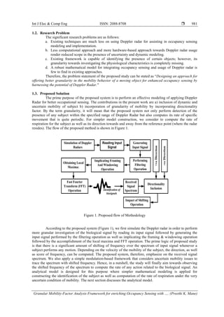 Granular Mobility-Factor Analysis Framework for enrichingOccupancy Sensing with Doppler Radar | PDF
