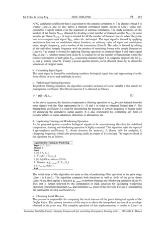 Granular Mobility-Factor Analysis Framework for enrichingOccupancy Sensing with Doppler Radar | PDF