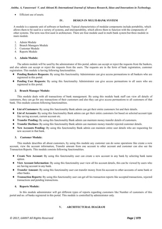 MULTI-BANK SYSTEM | PDF