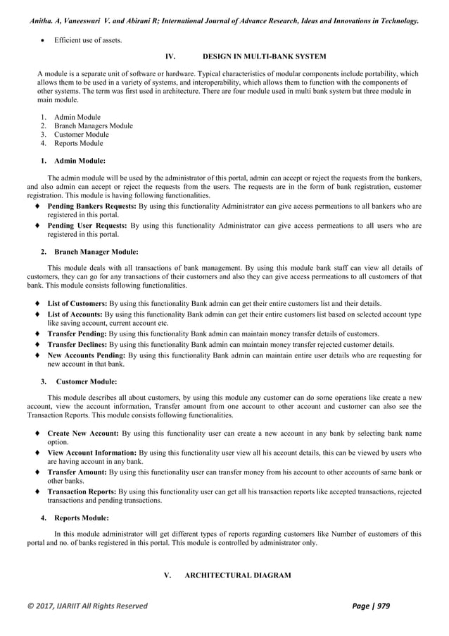 MULTI-BANK SYSTEM | PDF