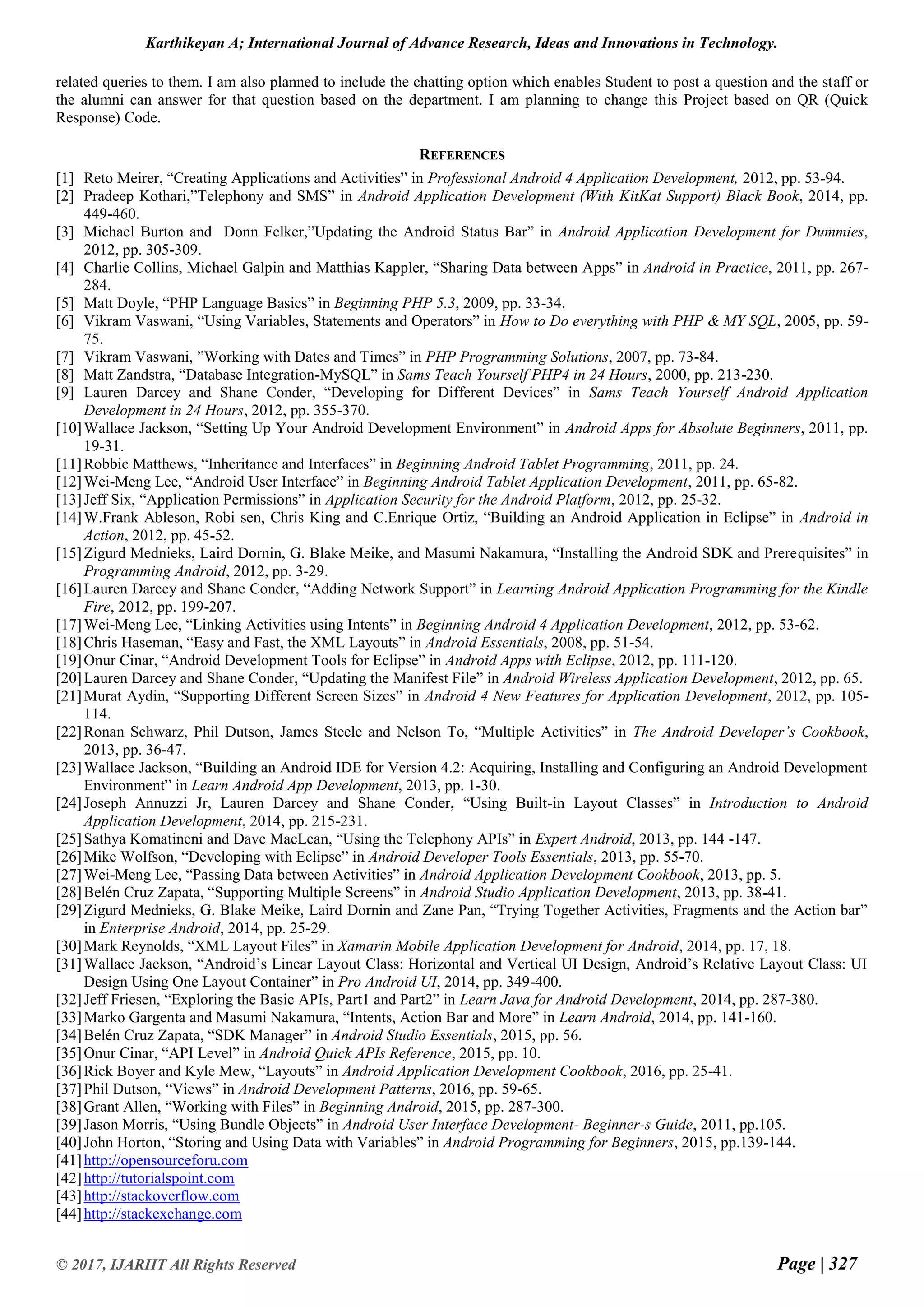 Andro Attendance – Marking Attendance with Android Application | PDF