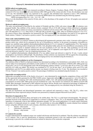 Preliminary Studies on Antidiabetic, Antimicrobial and Antioxidant ...