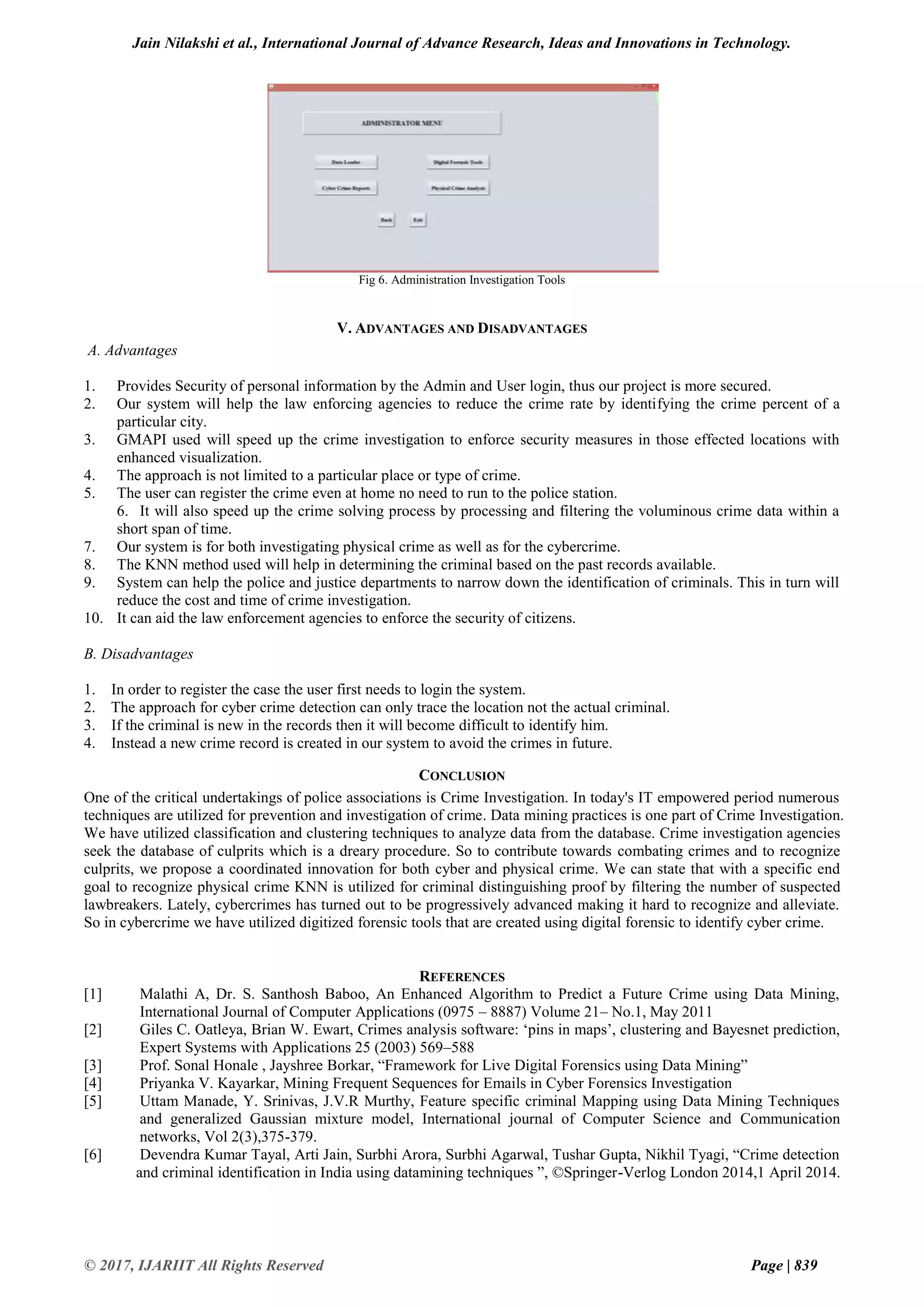 Physical And Cyber Crime Detection Using Digital Forensic Approach A
